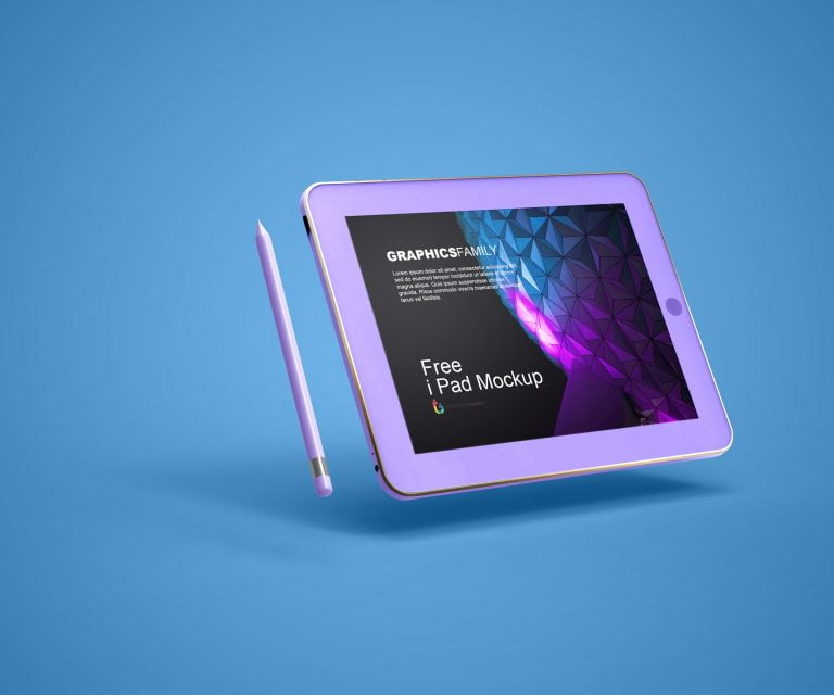 4+ Free iPad Mockups – GraphicsFamily