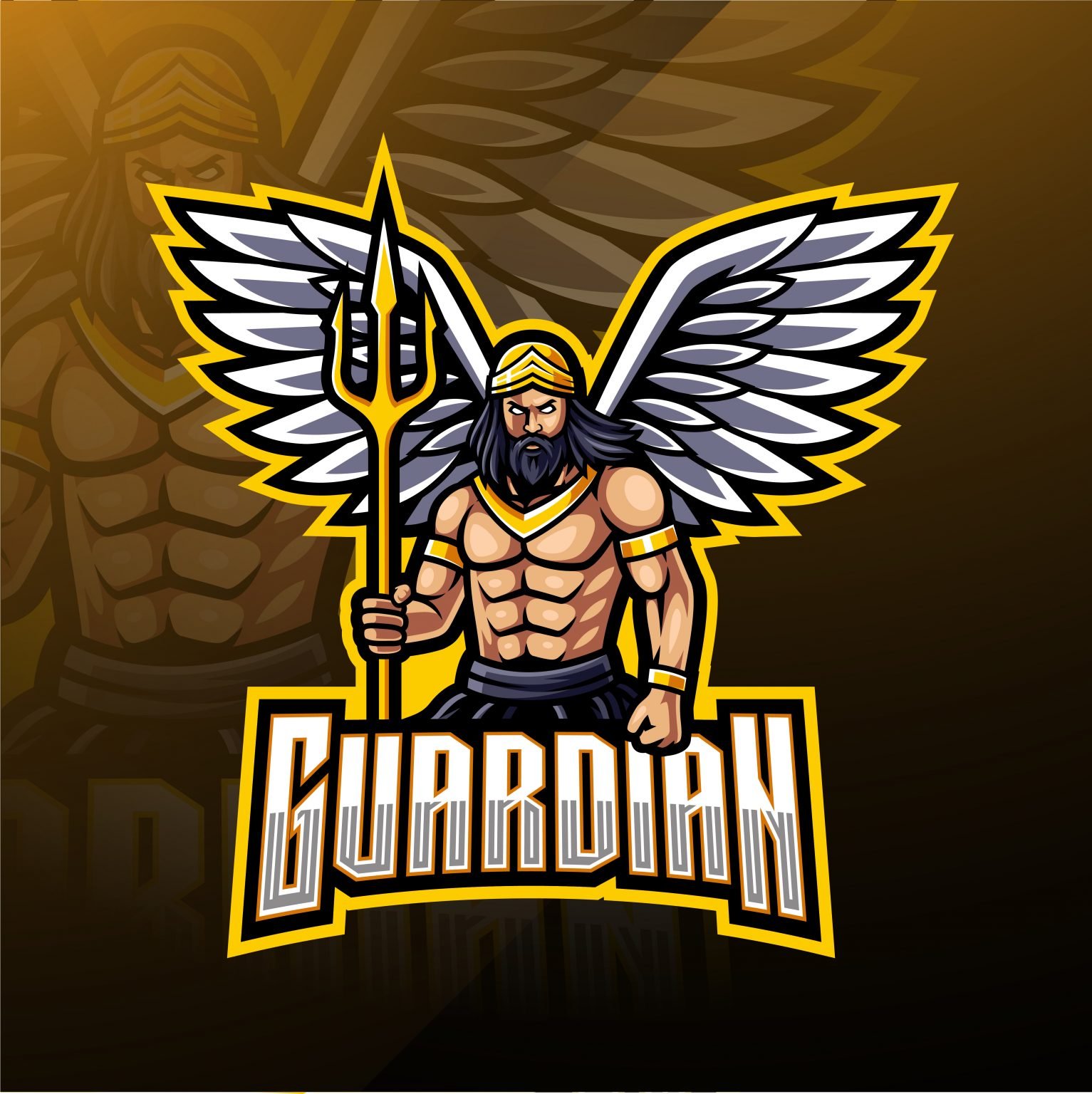 Guardians Esports Gaming Clan Mascot Logo – GraphicsFamily