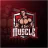 Muscle Fighter Esports Mascot Logo – GraphicsFamily