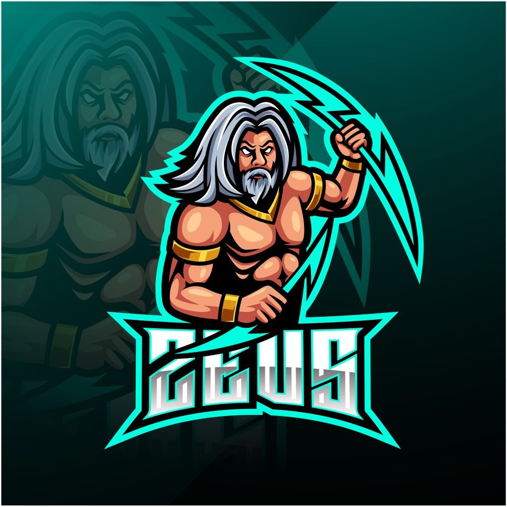 Zeus Esports Mascot Logo – GraphicsFamily