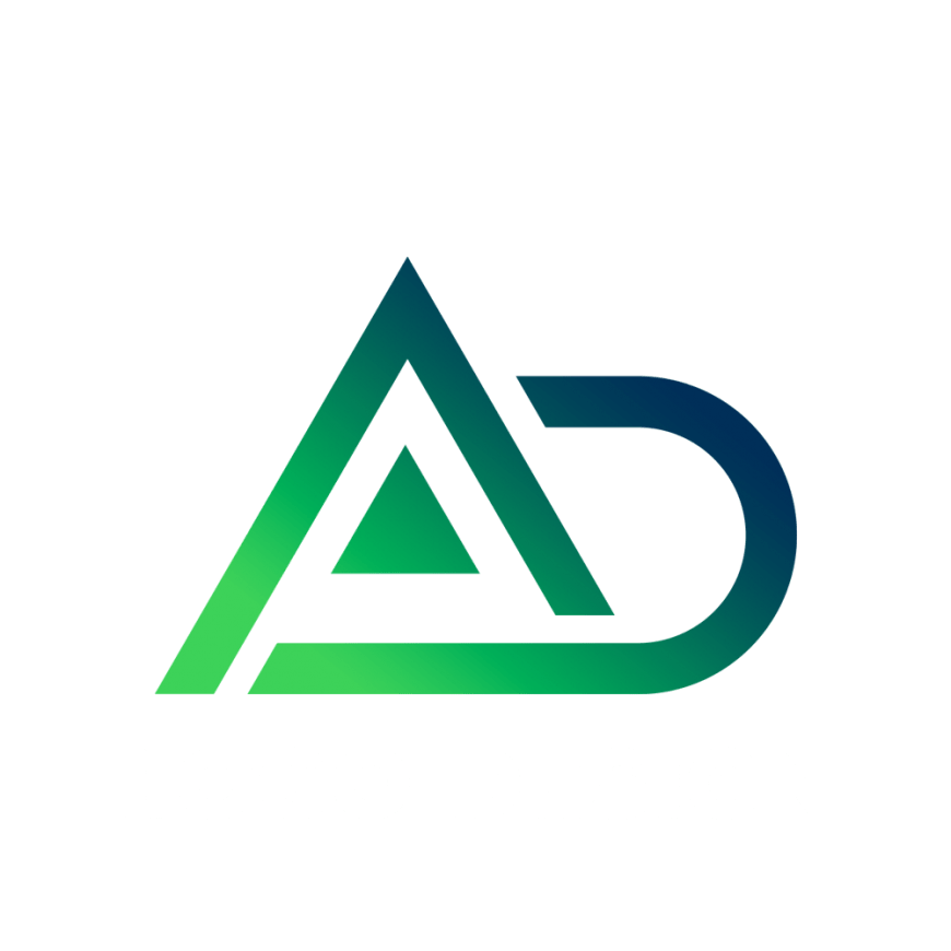 AD Letters Logo Template Design – GraphicsFamily