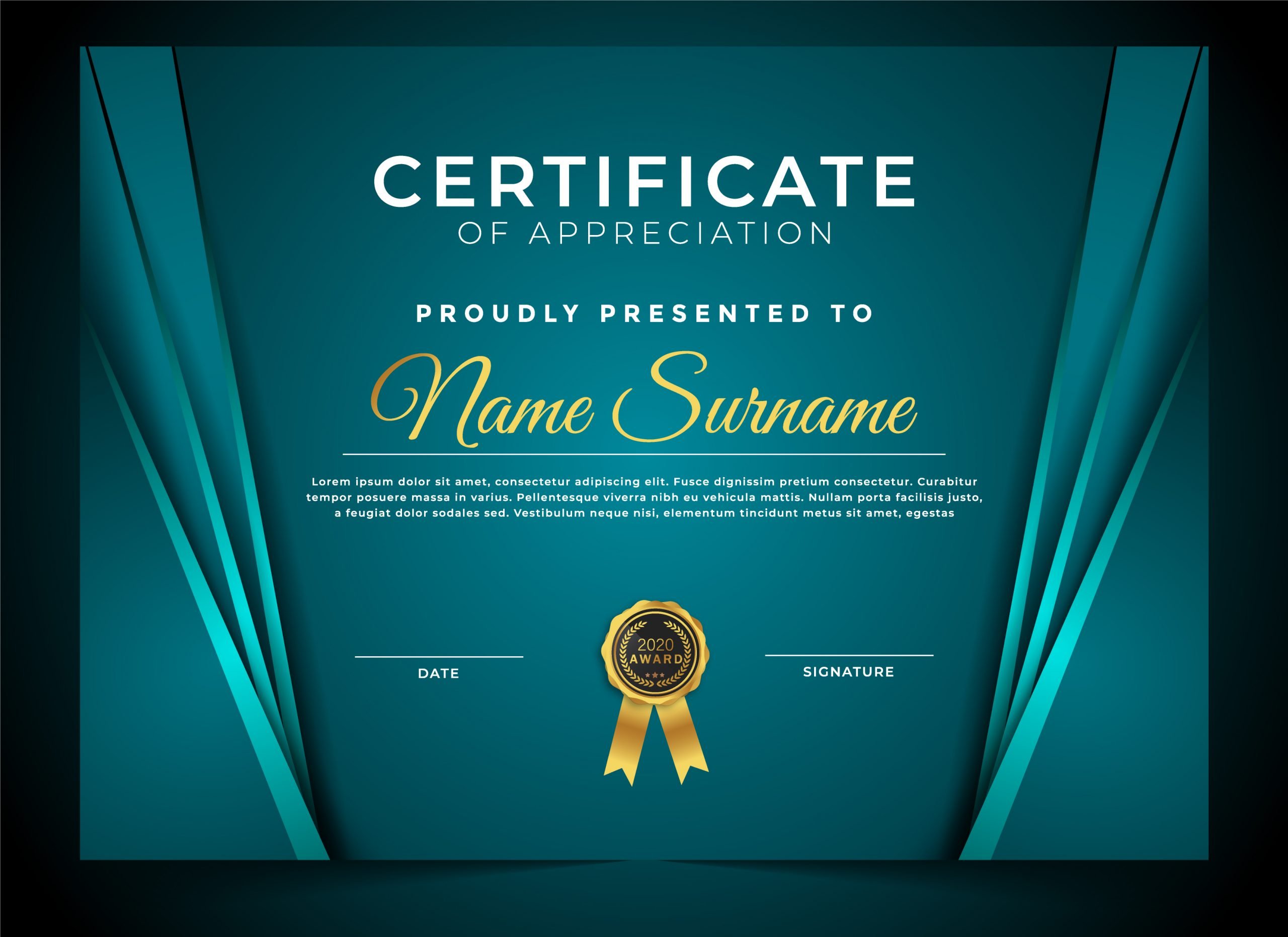  Certificate Of Honor Template GraphicsFamily