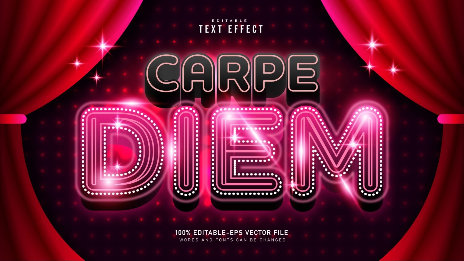 Movie Time Text Style Effect – GraphicsFamily