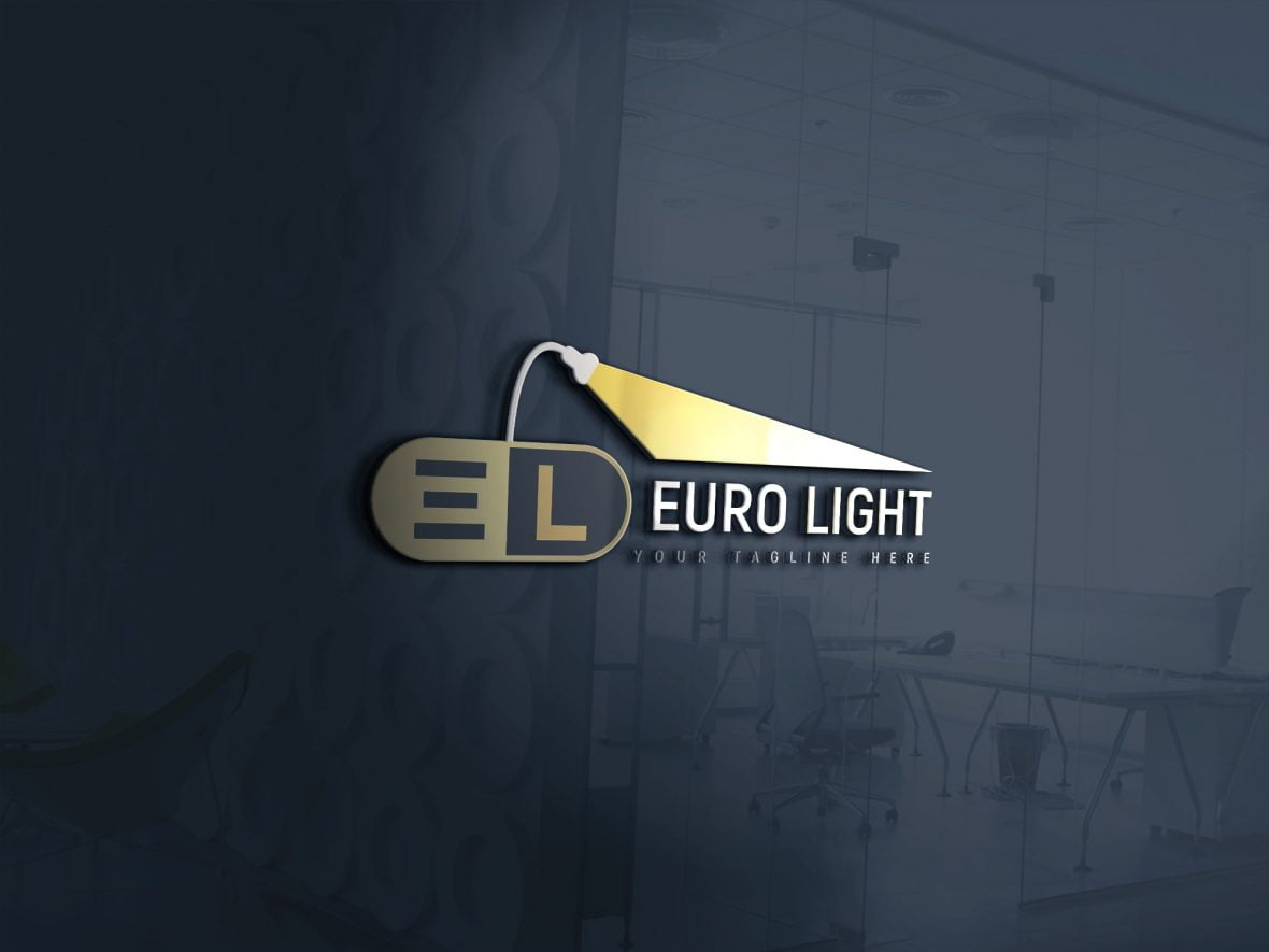 Free Creative Lights Logo Design PSD – GraphicsFamily