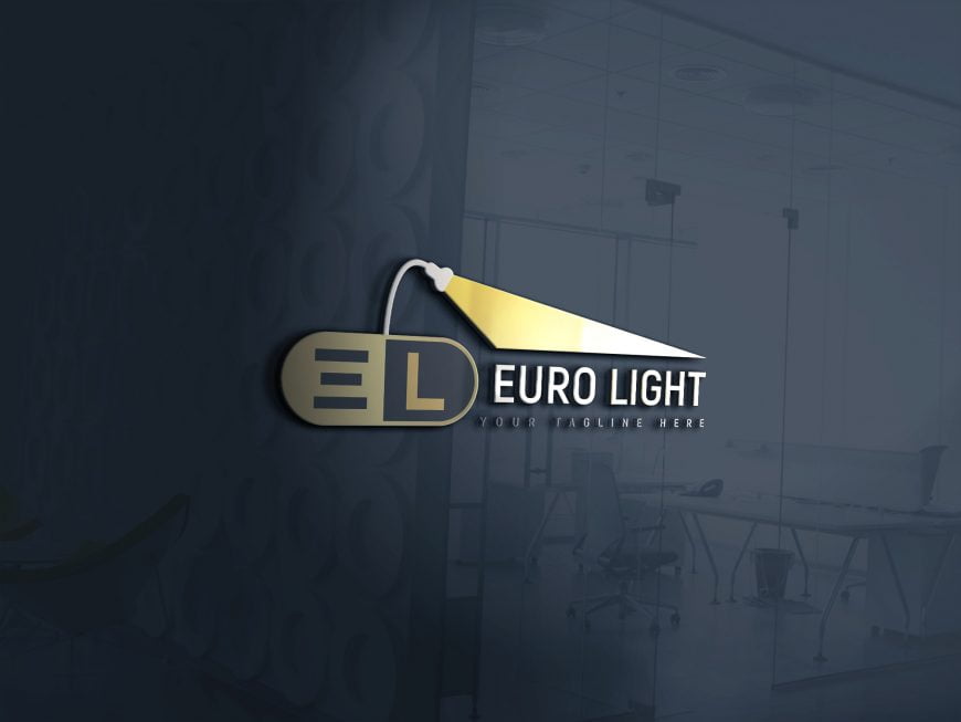 Free Creative Lights Logo Design PSD – GraphicsFamily