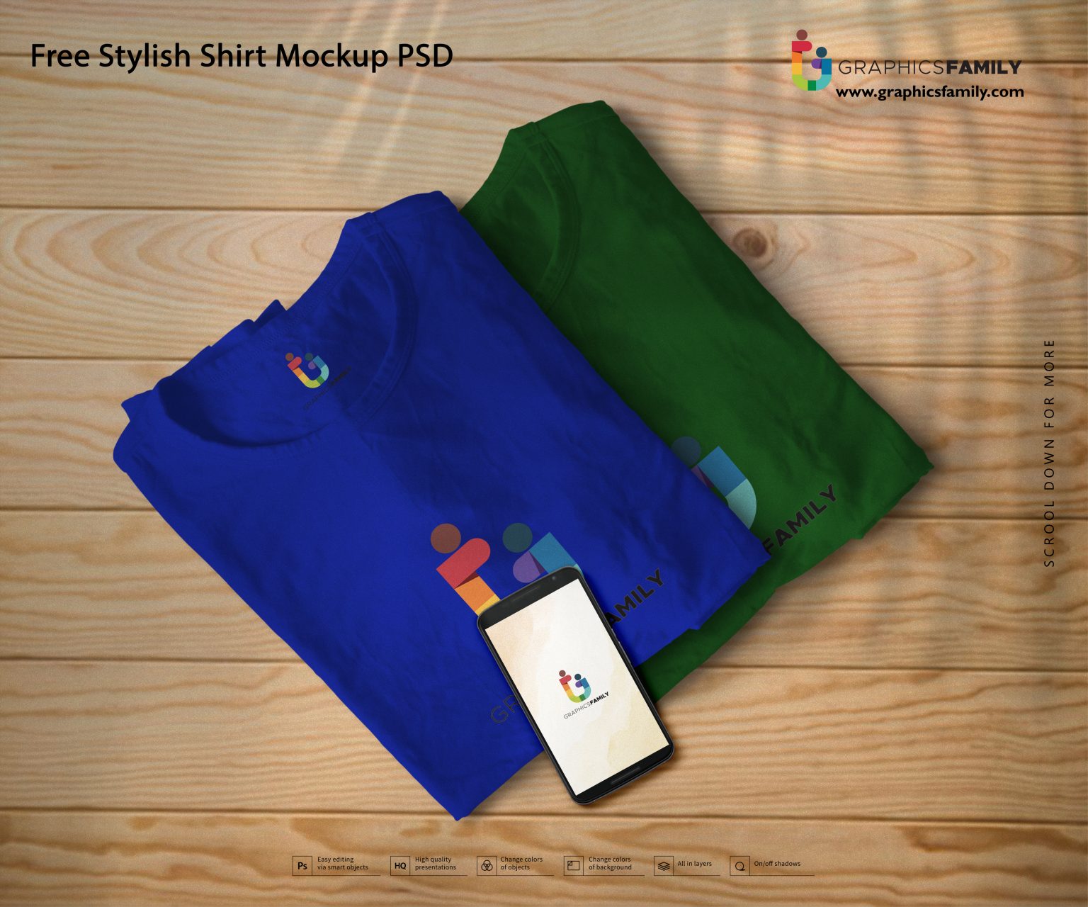 5+ Best Free Shirt PSD Templates To Download - GraphicsFamily