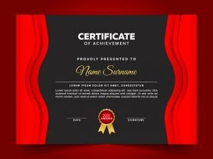 🧑🏾‍🎓Multipurpose Professional Certificate Template Design – GraphicsFamily