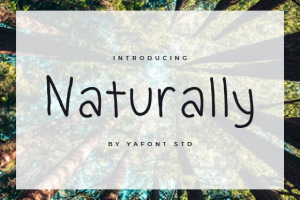 🎀 Naturally Font – GraphicsFamily