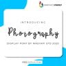 🎥 Photography Font – GraphicsFamily