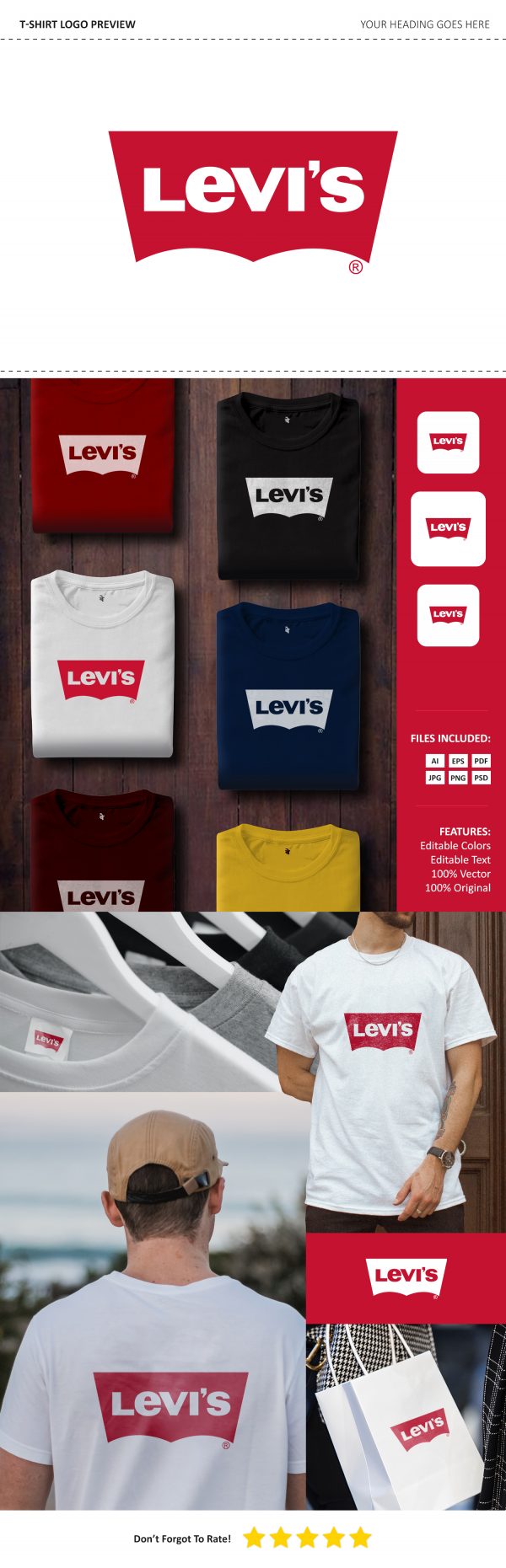 Tshirt Logo Preview Mockup Free PSD – GraphicsFamily