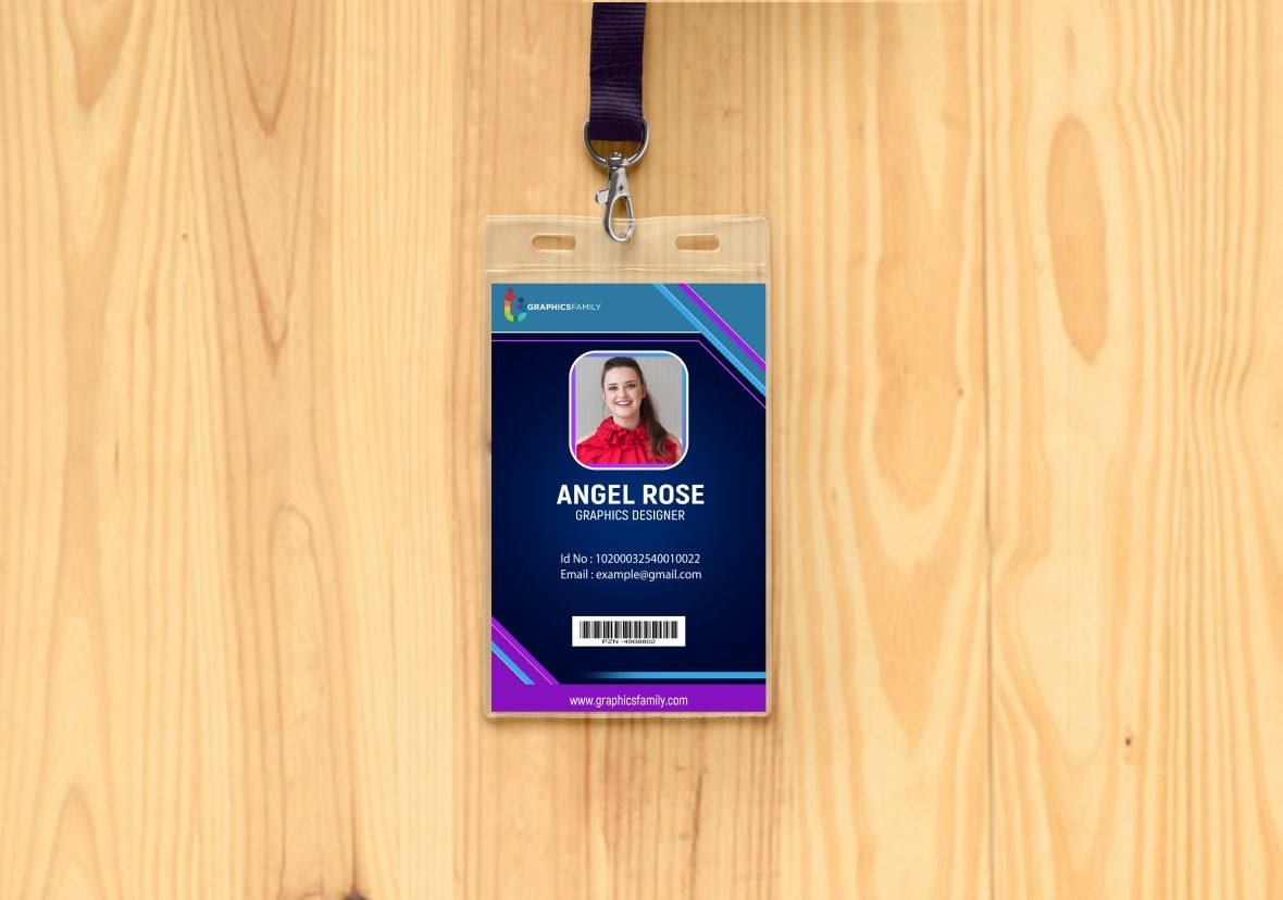 Business id card template with photo – GraphicsFamily