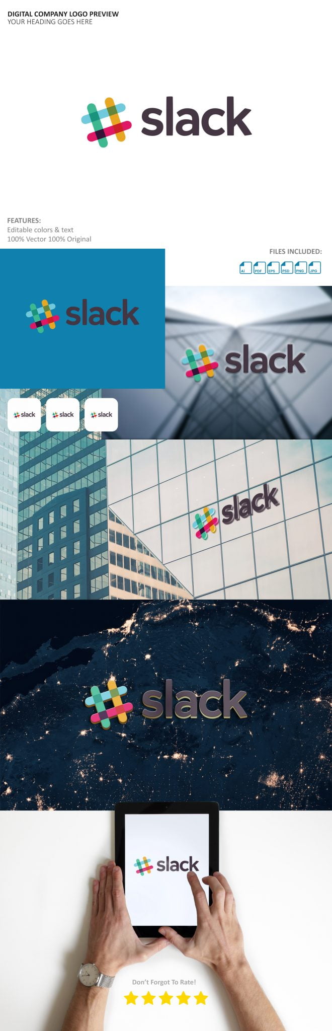 Digital Company Logo Preview Mockup – GraphicsFamily