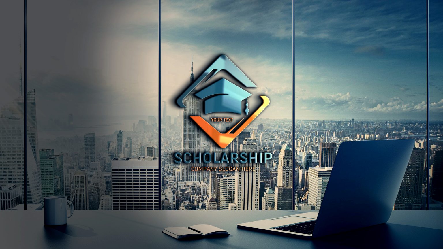 Free Scholarship Logo Template Design – GraphicsFamily