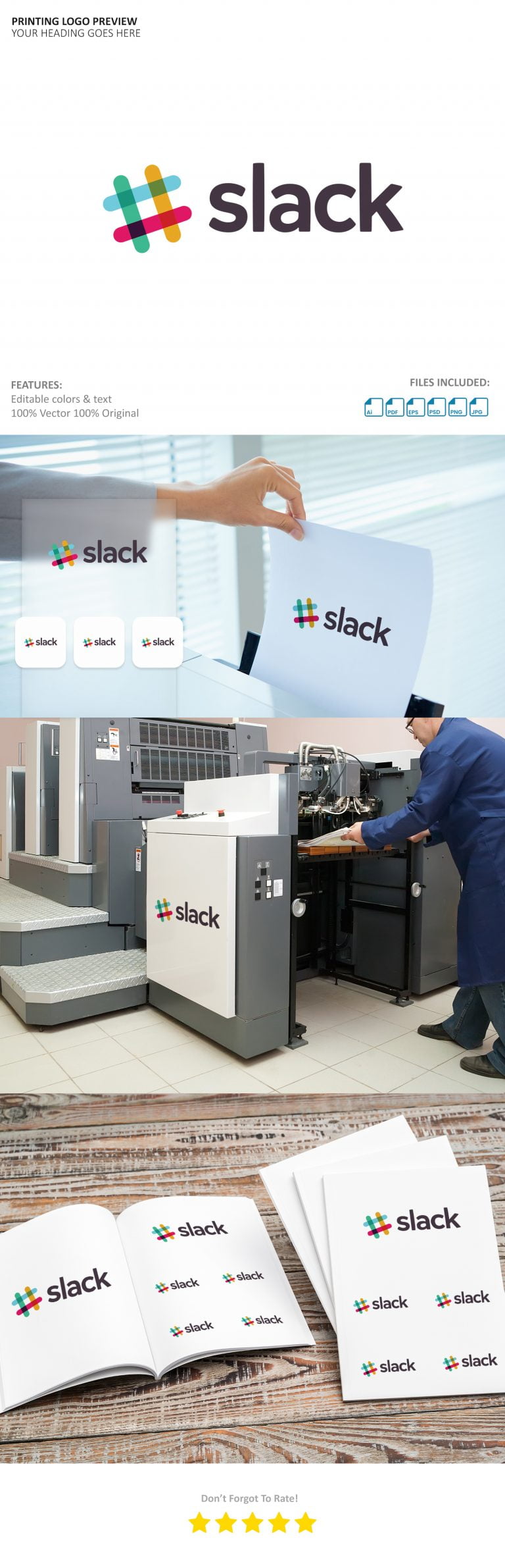 Printing Business Logo Preview Generator – GraphicsFamily