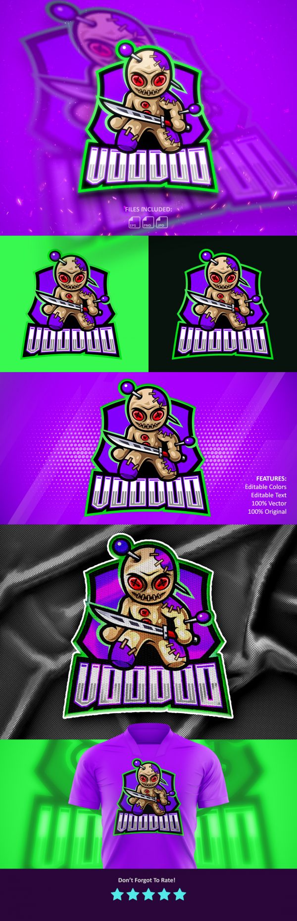 VooDoo Mascot Logo – GraphicsFamily