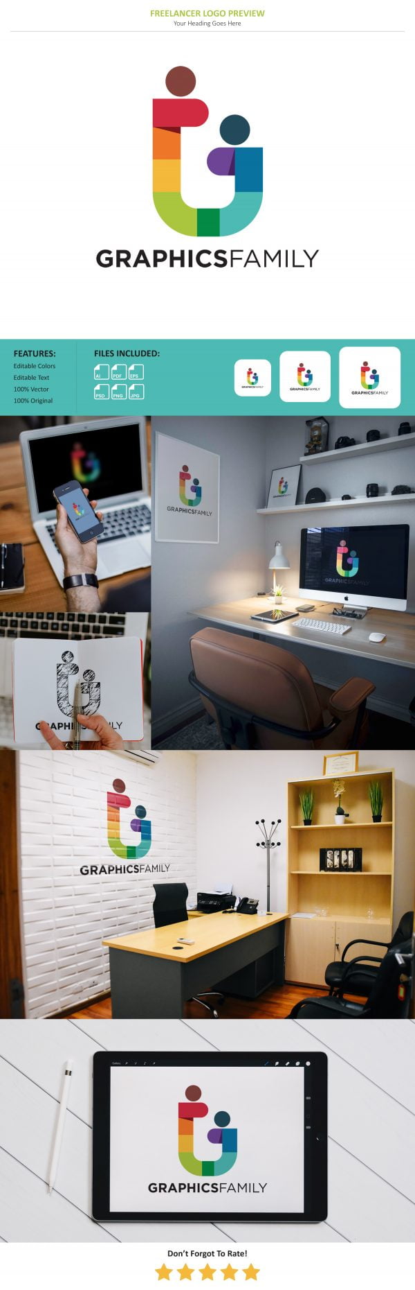 Freelancer Logo Preview Mockup – GraphicsFamily