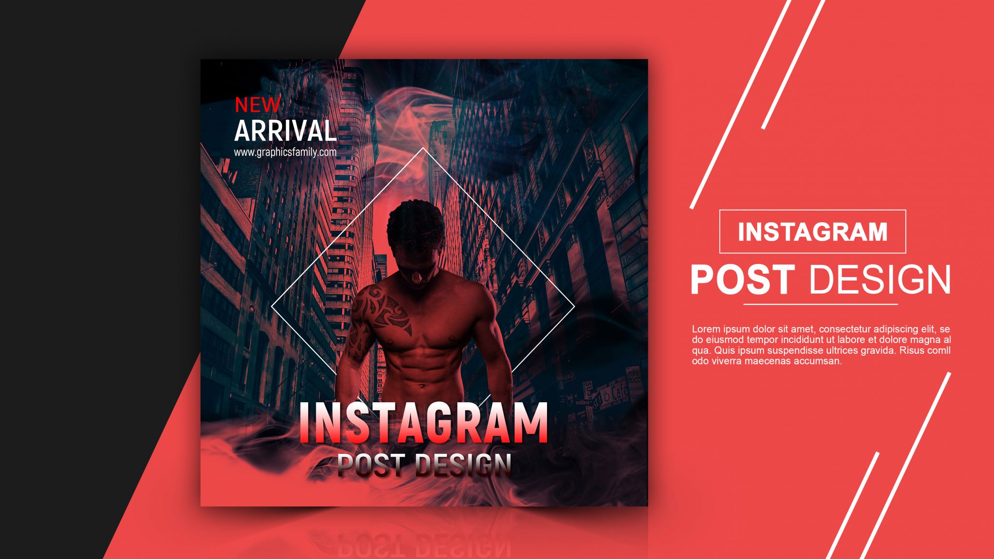 New Arrival Instagram Post Design – GraphicsFamily