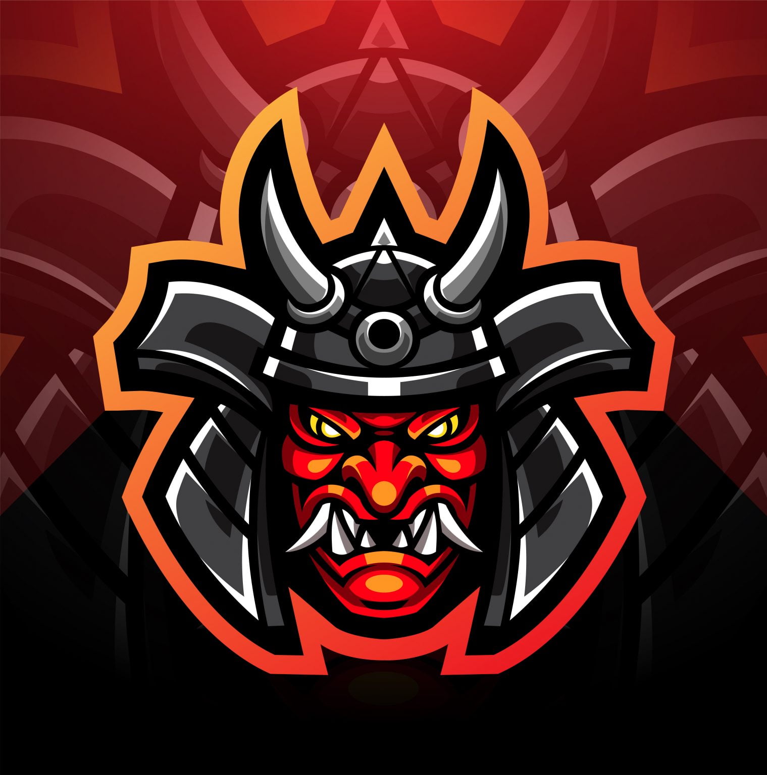 Ogre Warrior Mascot Logo – GraphicsFamily