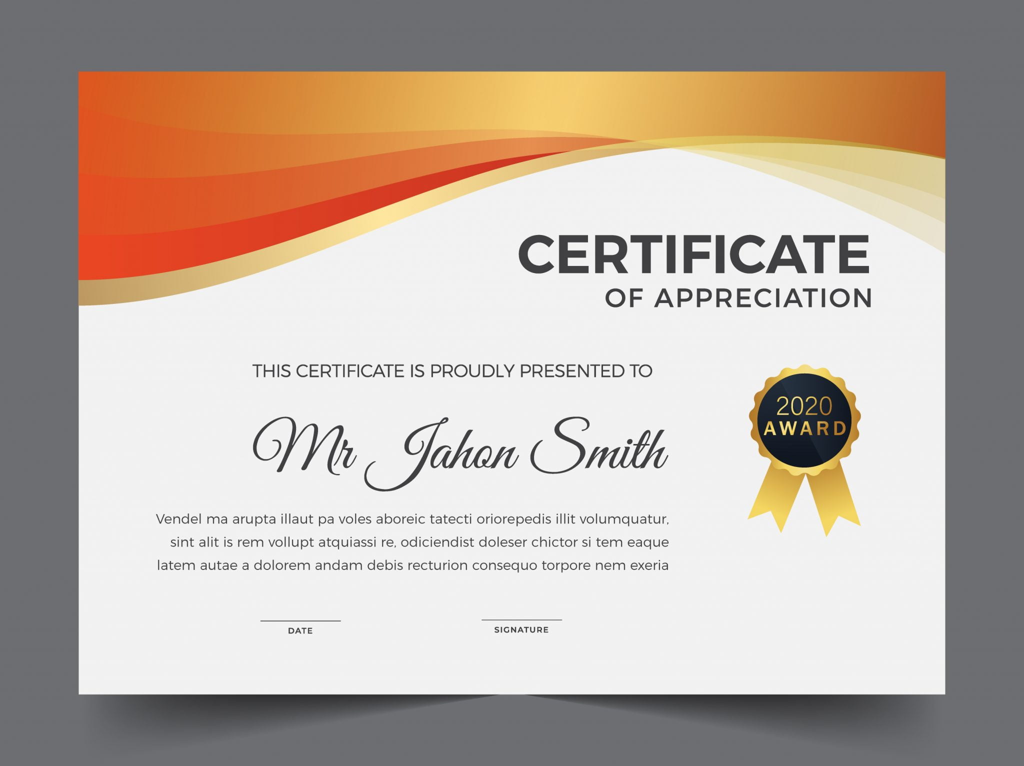 75+ Best Free Certification PSD Templates To Download - GraphicsFamily