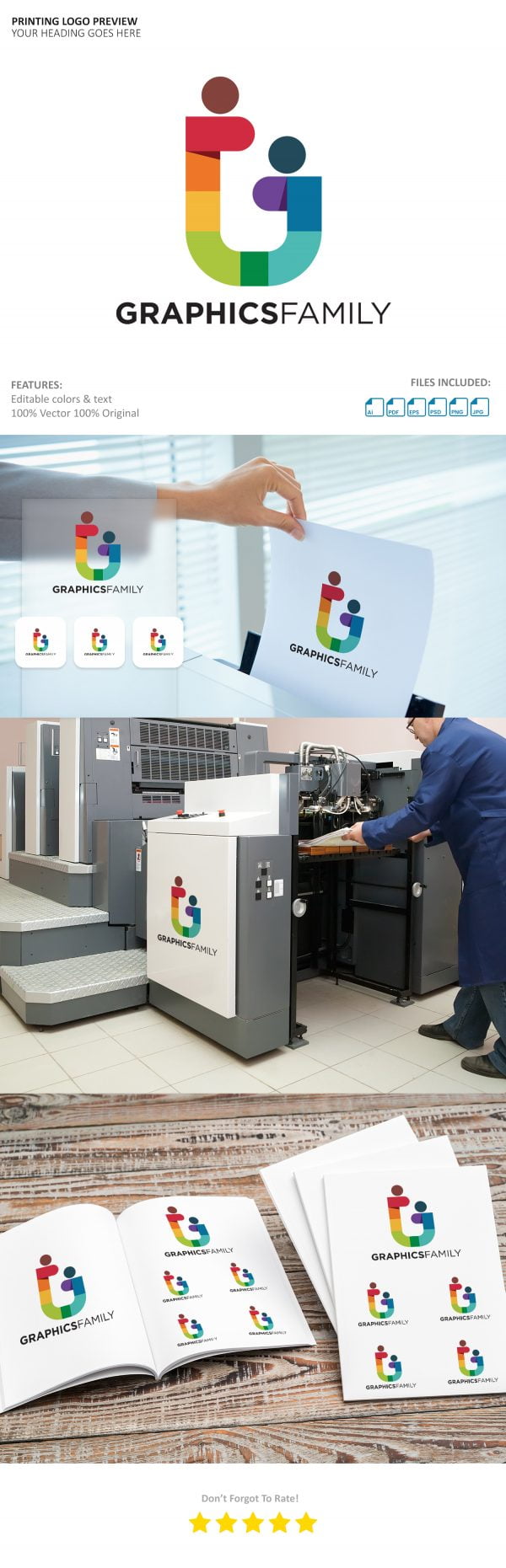 Printing Business Logo Preview Generator – GraphicsFamily
