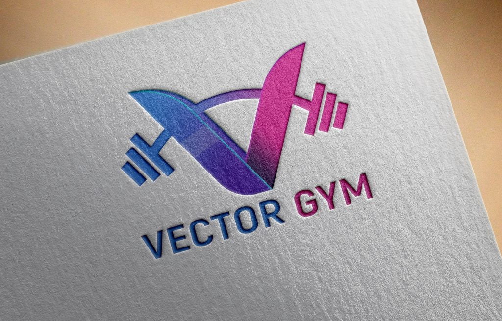 Vector Gym Logo PSD Template – GraphicsFamily