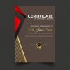 Vertical Certificate Design – GraphicsFamily