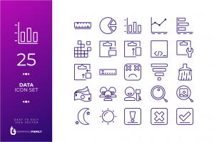 Free Data Icon Pack – GraphicsFamily