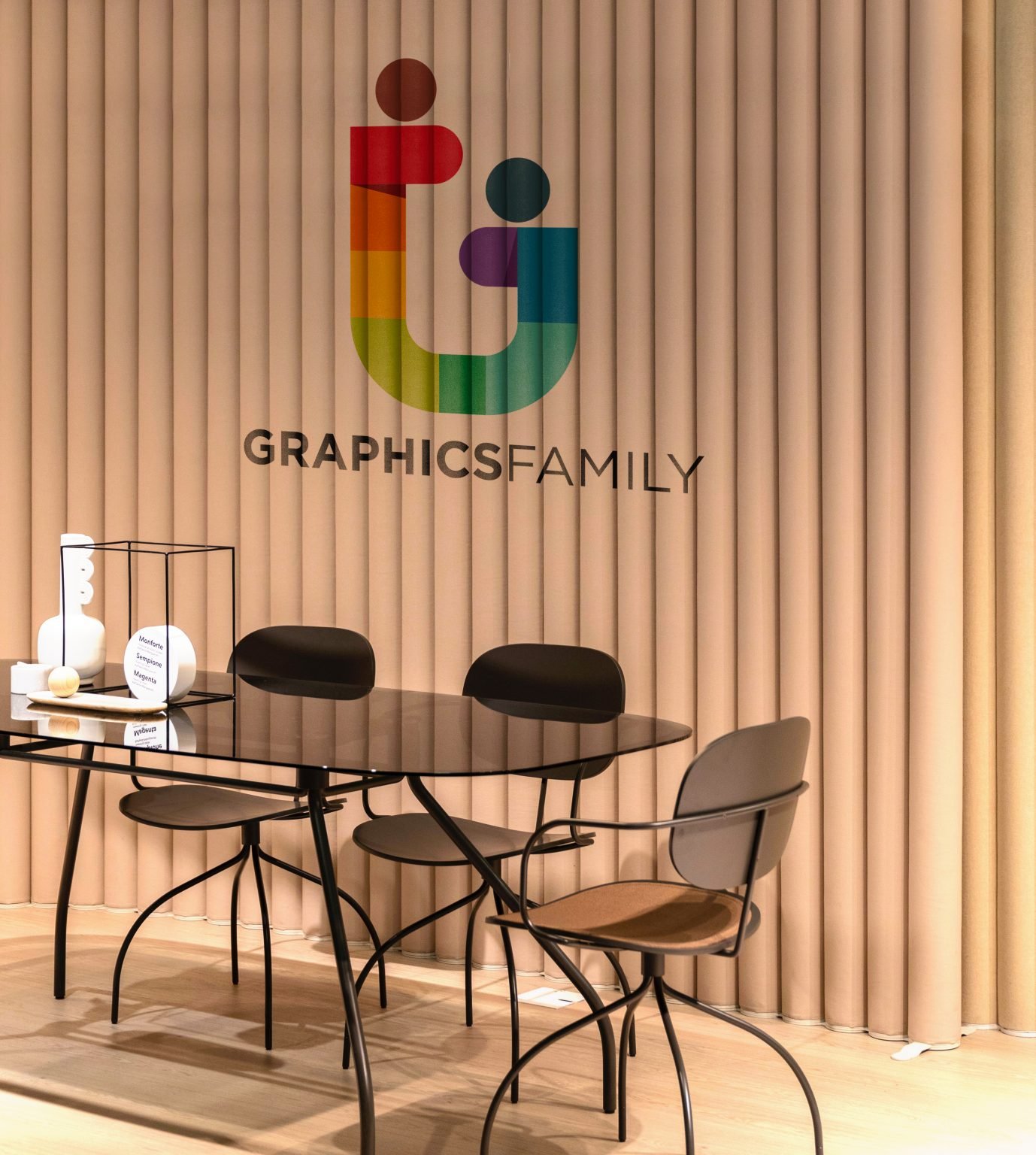 Coffee Table Logo Mockup – GraphicsFamily