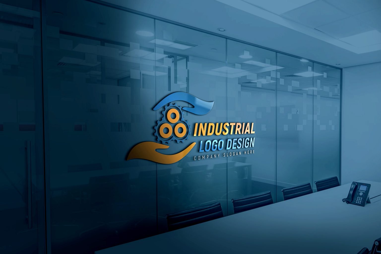 Editable Industrial Logo Design – GraphicsFamily