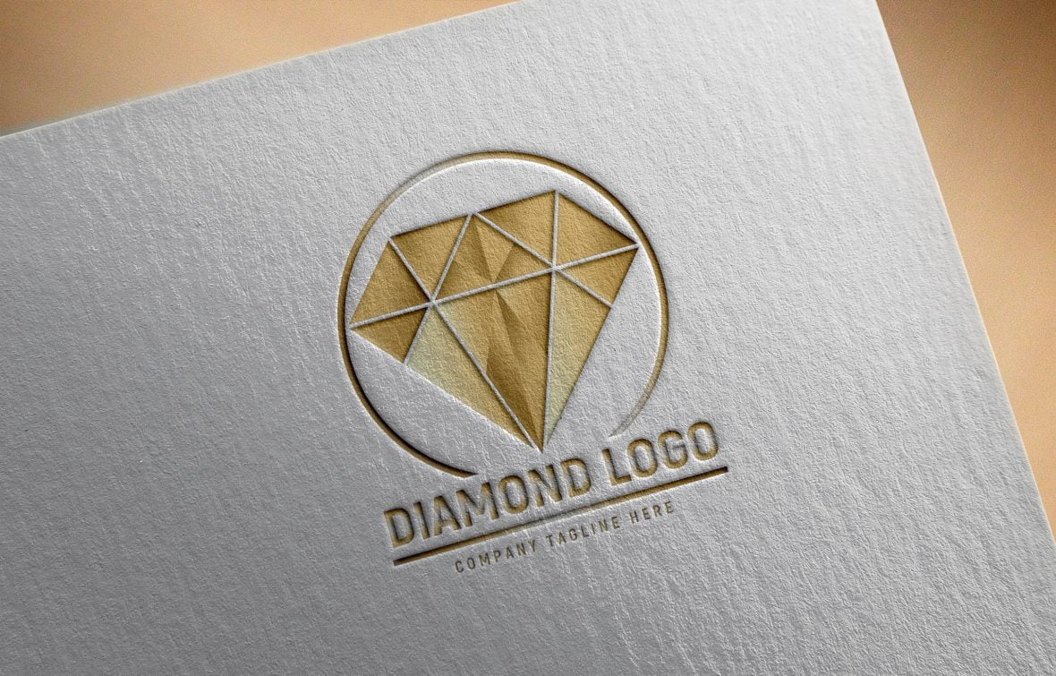 Editable Diamond Logo Design – GraphicsFamily