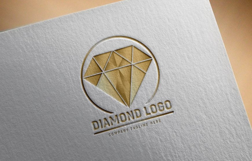 Editable Diamond Logo Design – GraphicsFamily