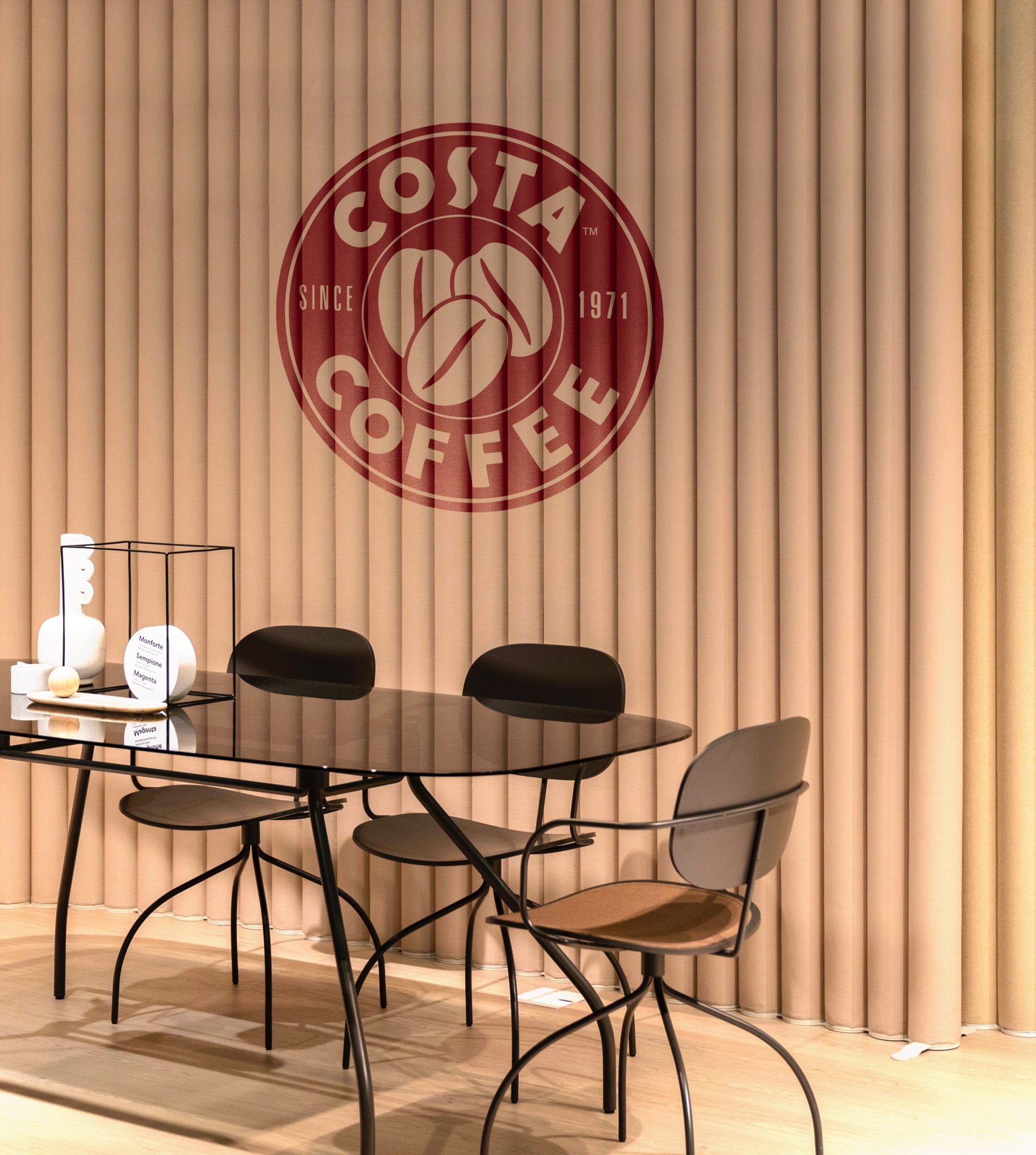 Coffee Table Logo Mockup – GraphicsFamily