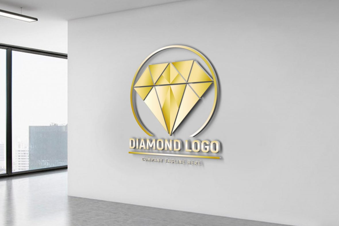 Editable Diamond Logo Design – GraphicsFamily