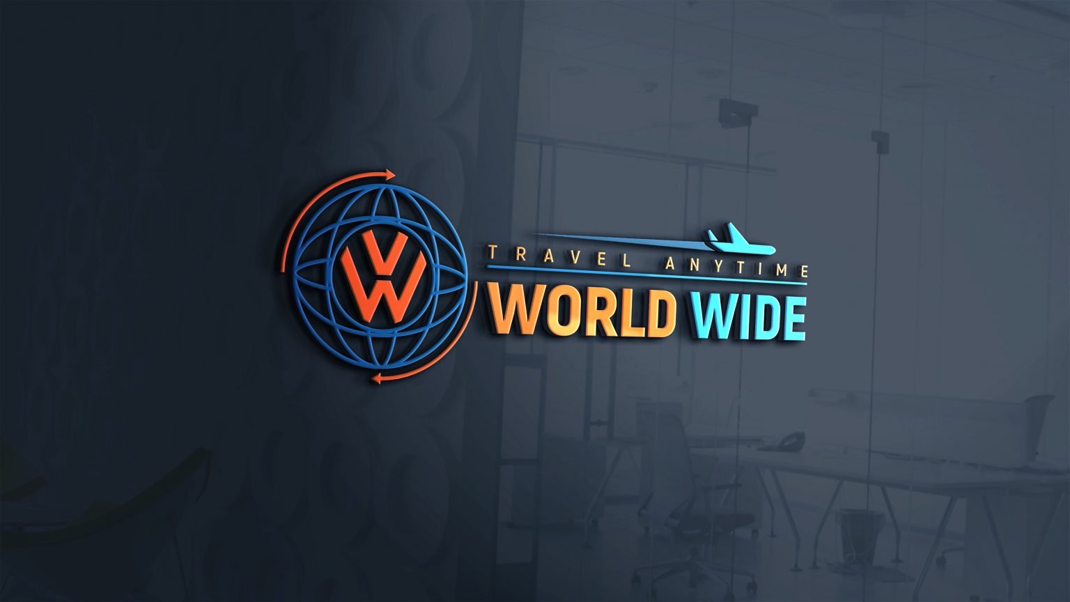 World Wide Travel Company Logo Design – GraphicsFamily