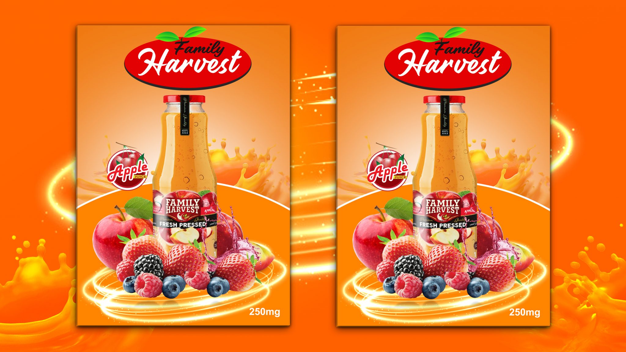 Free Editable Bottle Juice Flyer Template Design – GraphicsFamily
