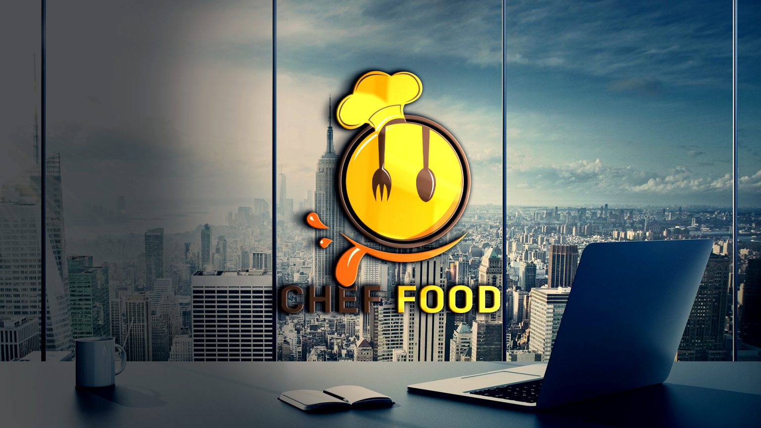 Editable Photoshop Food Logo Design – GraphicsFamily