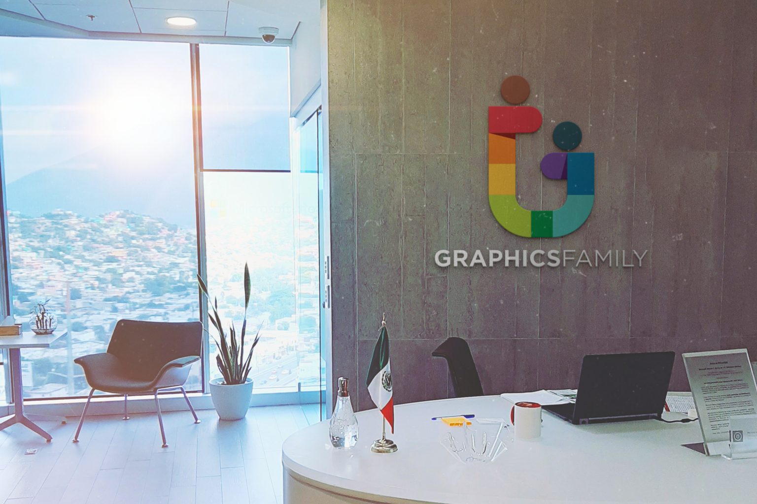 34+ Free Office Logo Mockups – GraphicsFamily