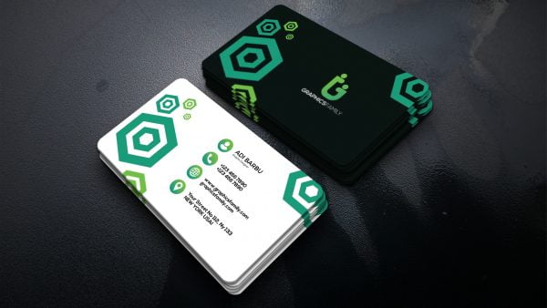 Simple Visiting Card Design in Photoshop – GraphicsFamily