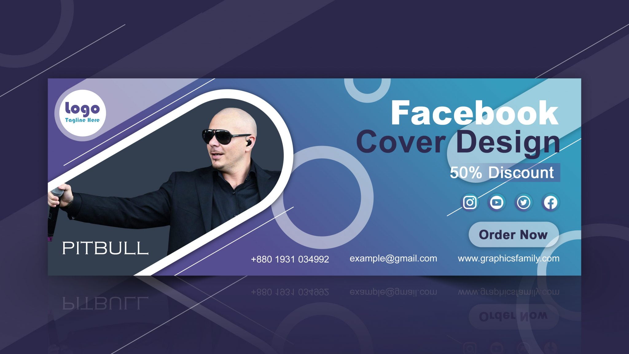 Complete Facebook Cover Design Psd