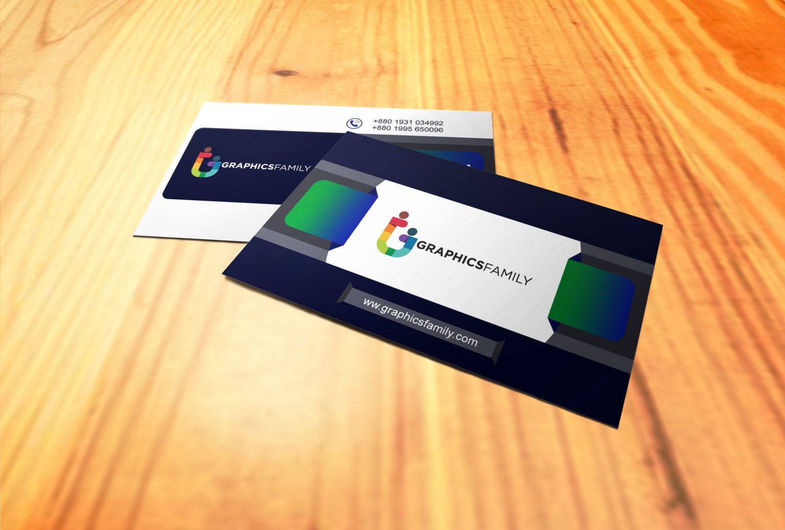 Traders visiting card design – GraphicsFamily