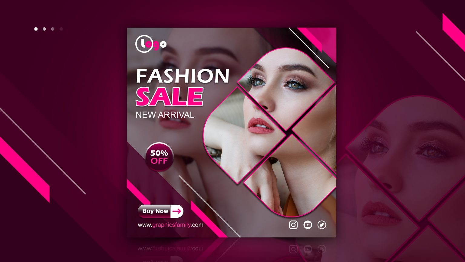 Fashion, Spa or Beauty Instagram Post Design – GraphicsFamily