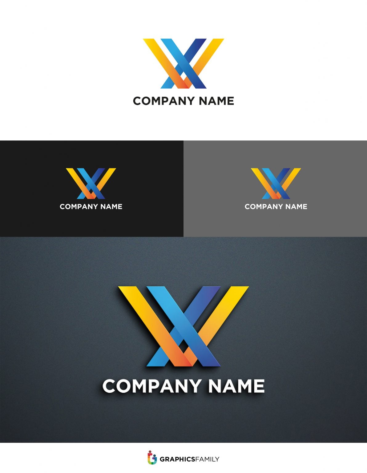 Free WX Logo Vector Design .ai Template – GraphicsFamily