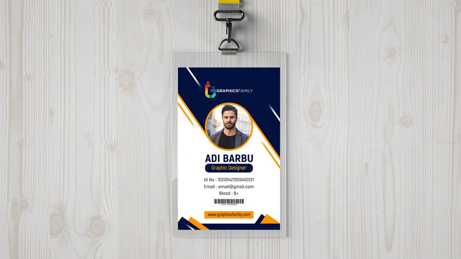 Professional Employee Photo ID Card – GraphicsFamily