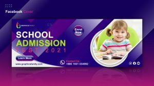 School and Education Facebook Cover Template – GraphicsFamily
