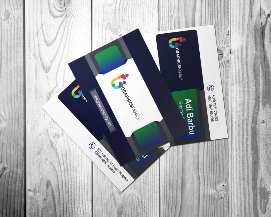 Traders visiting card design – GraphicsFamily