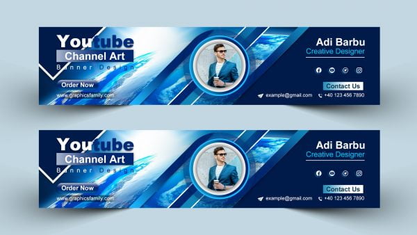 22+ Free YouTube Channel Art Templates Download – GraphicsFamily