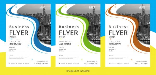Abstract flyer design template – GraphicsFamily