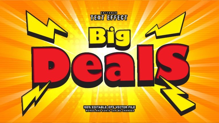 Bold Cartoon Text Effect – GraphicsFamily