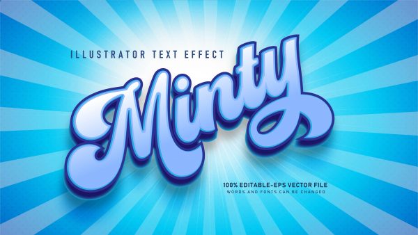 Cool Blue Text Effect – GraphicsFamily