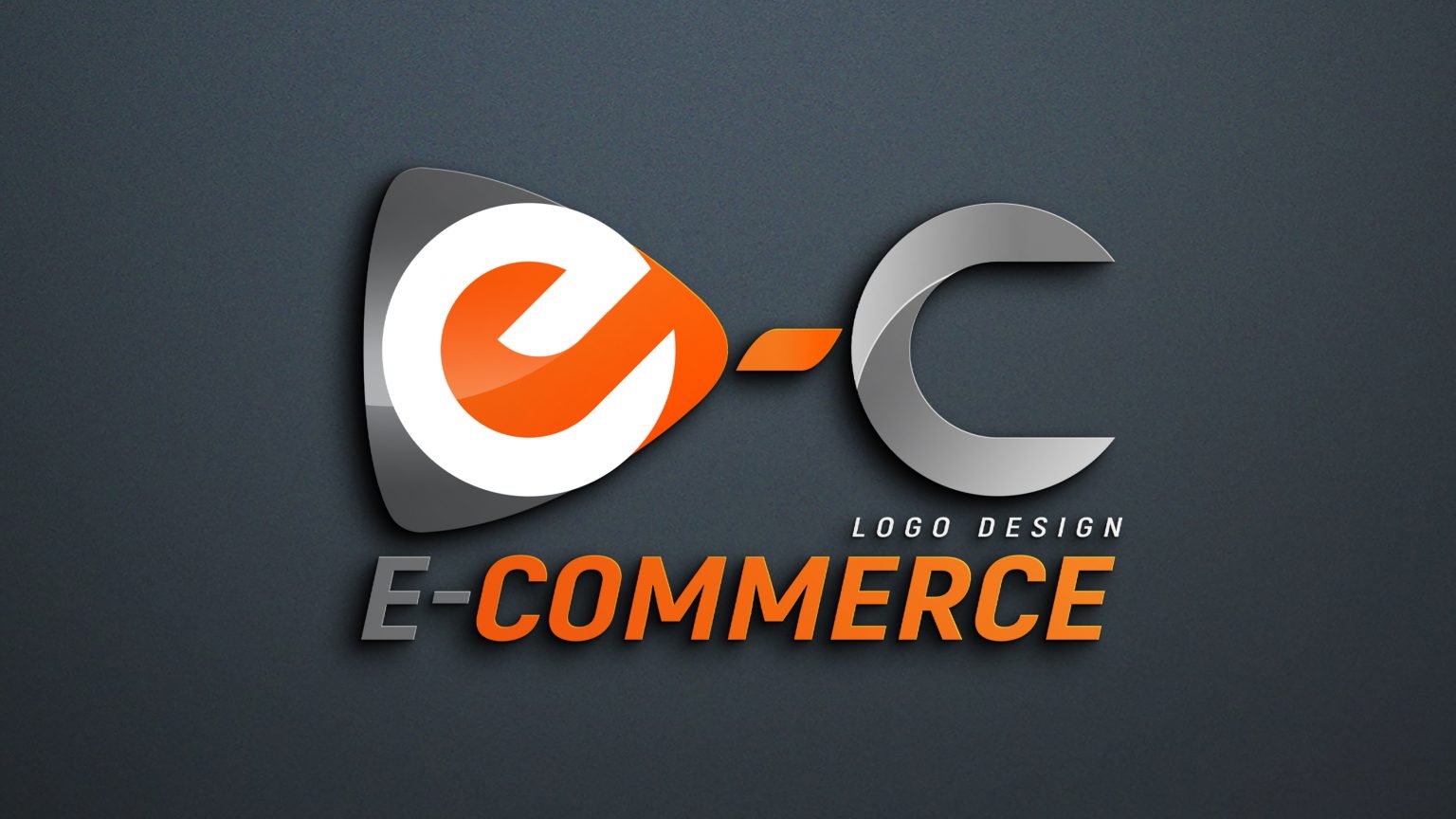 E-commerce Logo Design PSD – GraphicsFamily